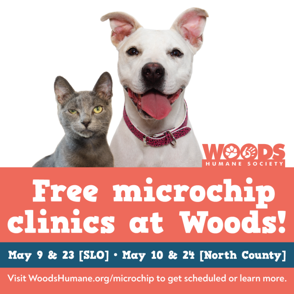 Woods Humane Society to Host 4 Free Microchip Clinics in May - Woods ...